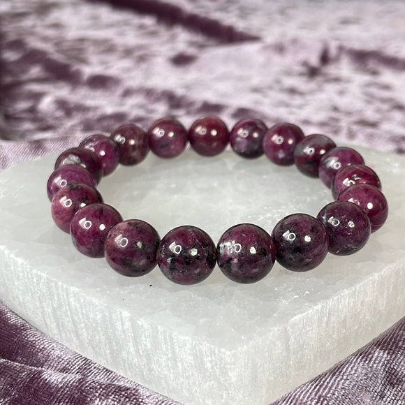 Accessories | Ruby Beaded Bracelet | Poshmark